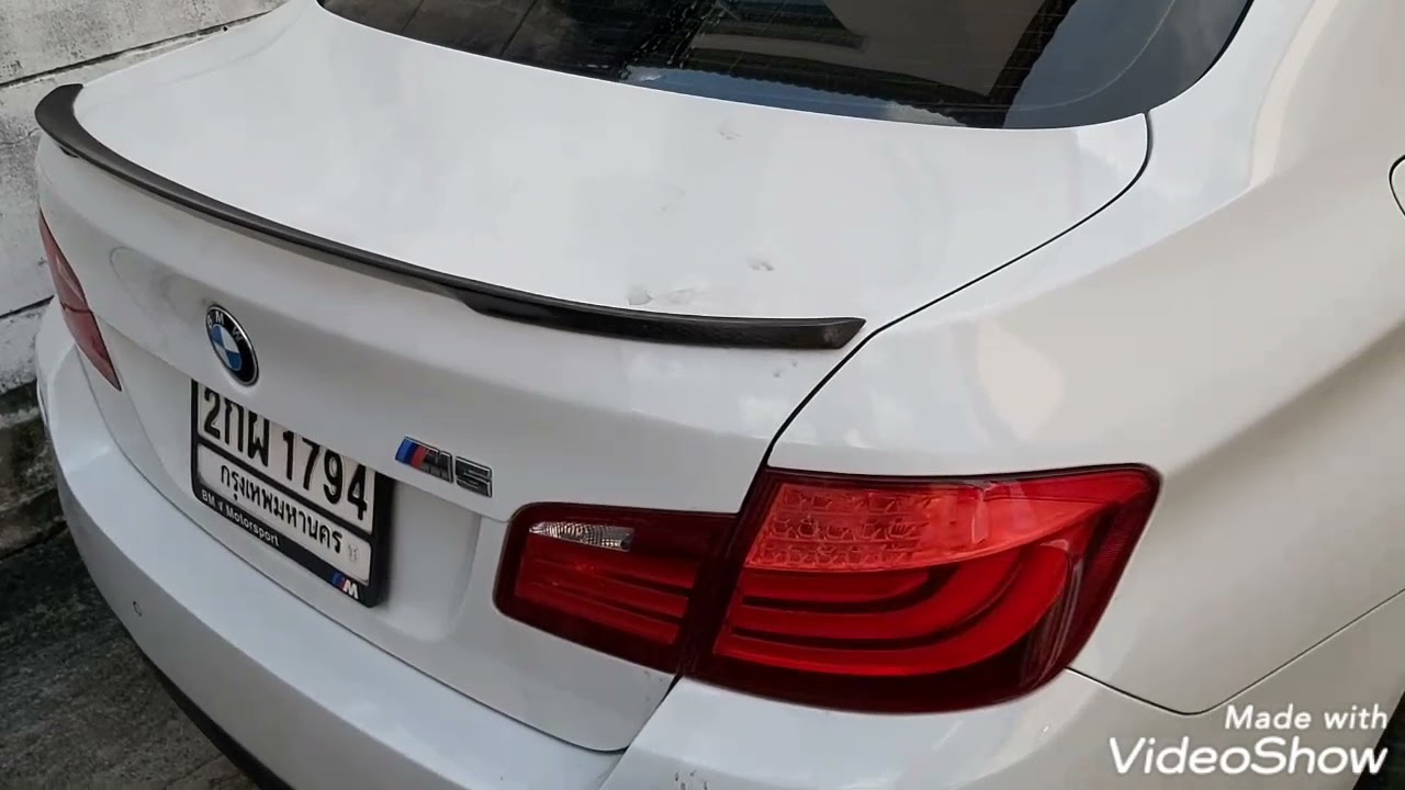 เปลี่ยนสปริงฝากระโปรงท้าย BMW SERIES 5 F10 (Rear trunk spring ...