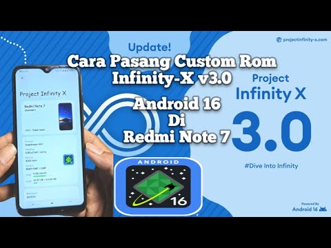 Instal Android 16 Di Redmi Note 7.. Tutorial instal Rom Infinity-X ...