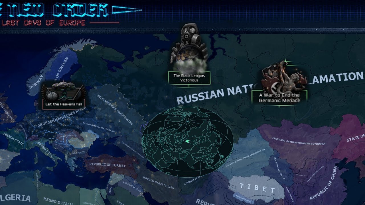 Russia 's Black League Revengeance TNO:Requiem Hearts of iron 4 - YouTube
