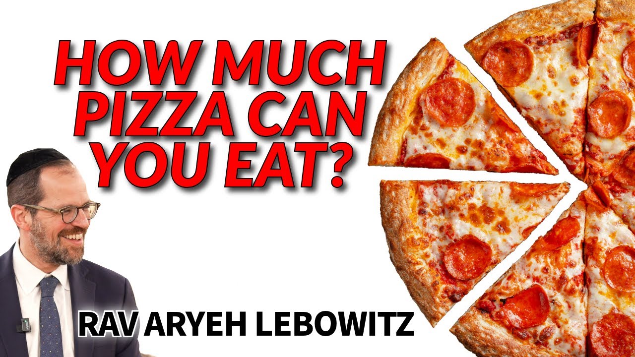From The Rabbi's Desk - Competitive Eating - Rabbi Aryeh Lebowitz - YouTube