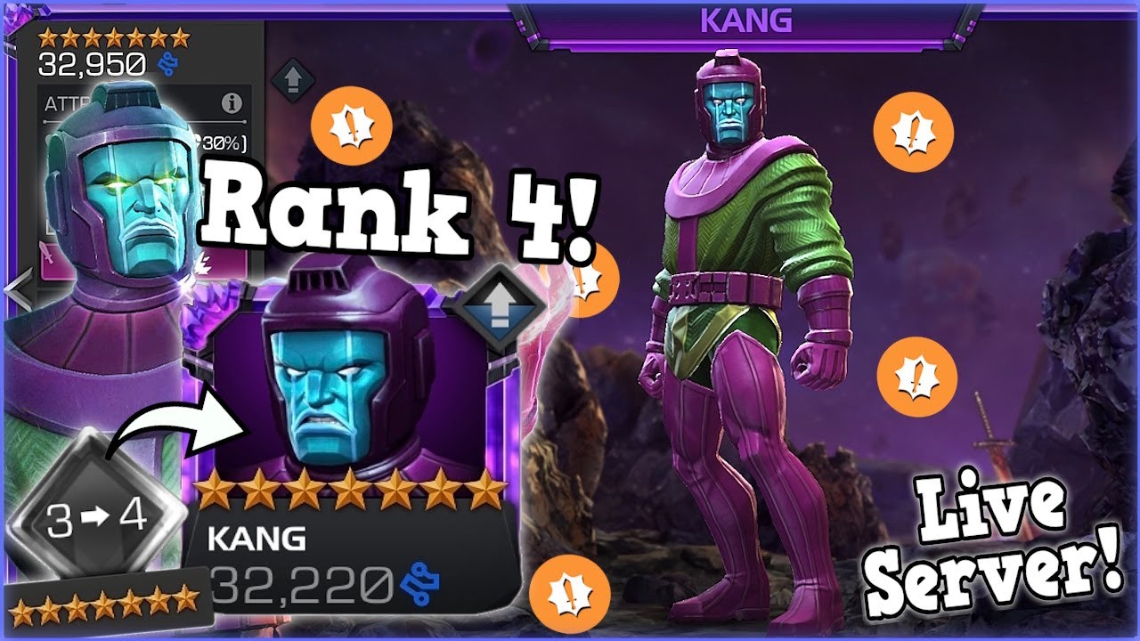 7 Star RANK 4 Kang! Live Server! Using My GENERIC Rank 4 GEM! | Marvel ...