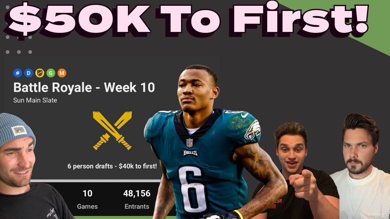 First Look at NFL Week 10 Battle Royales Feat: PPRTyler & Emo Cowboy ...