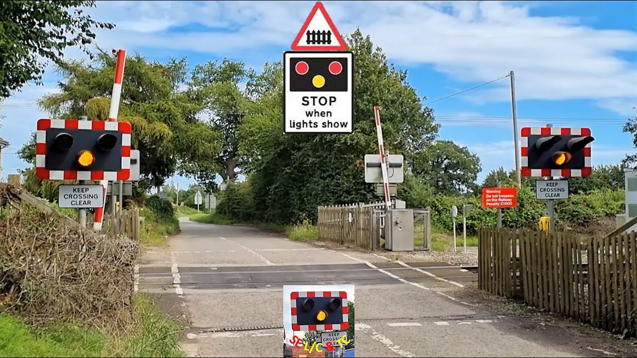 Sloley Level Crossing, Norfolk - YouTube