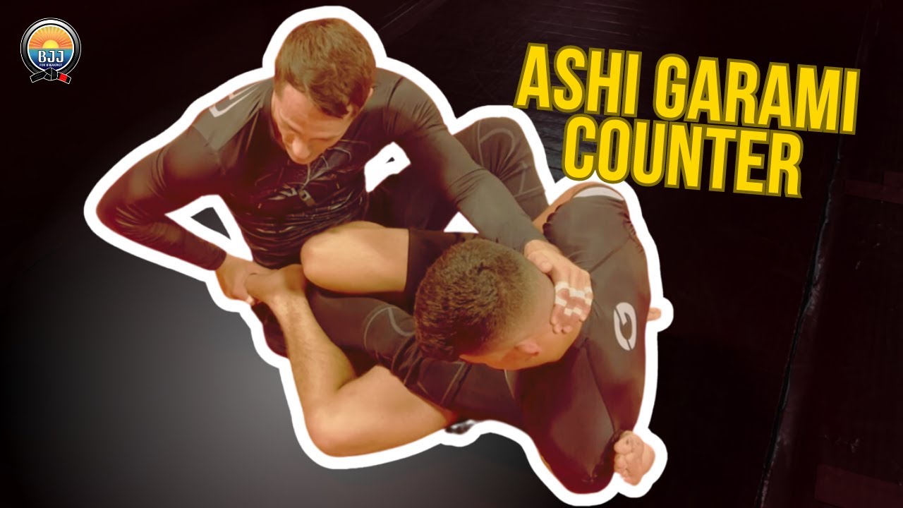 An Ecape and a Counter To The Ashi Garami Straight Ankle Lock | BJJ for ...