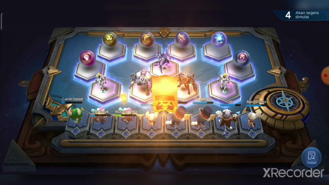 Combo tebel + sakit ..mage western auto loby magic chess mobile legend ...