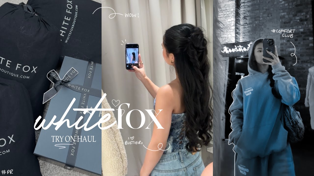 TRY-ON haul x White Fox Boutique | outfit inspo 🫧 - YouTube