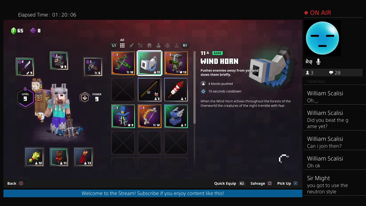 Raccoon_CIF_2000's Live PS4 Broadcast [Minecraft Dungeons] #2 - YouTube