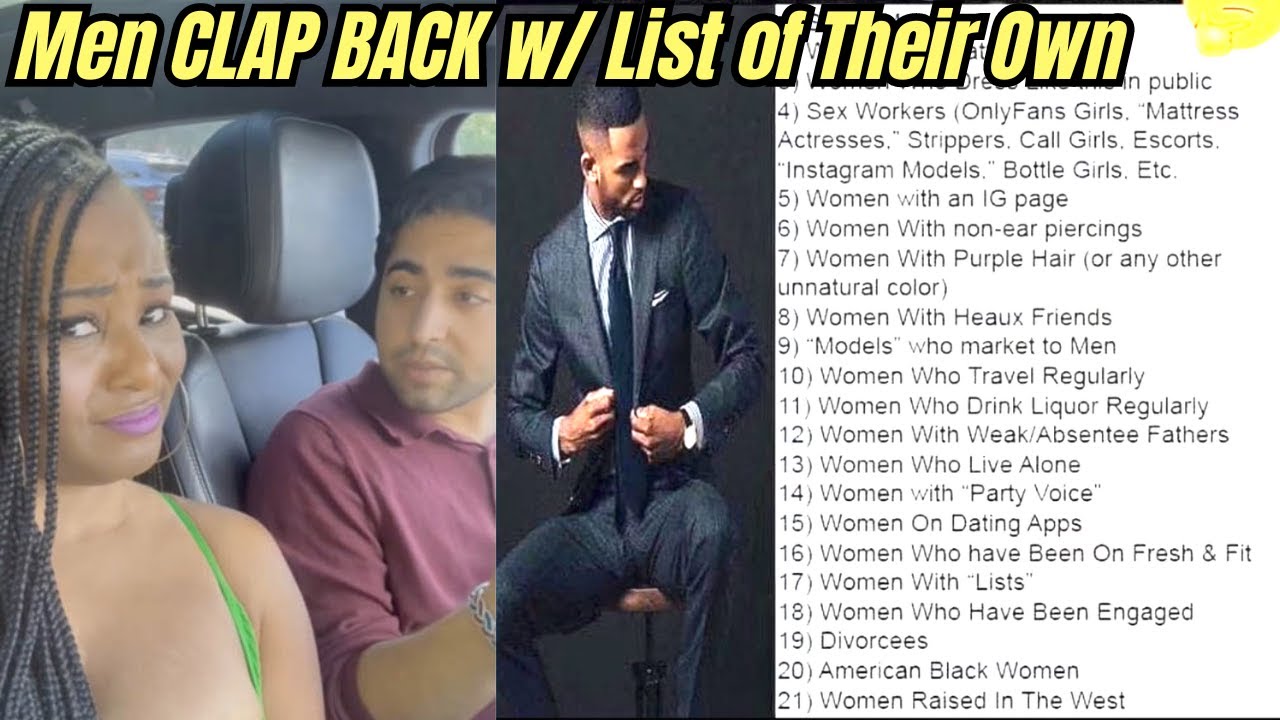 📋 Men Respond to Viral Women's "No-Go" First Date List: What's on Their ...