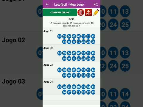 Palpite Lotofácil 2704!