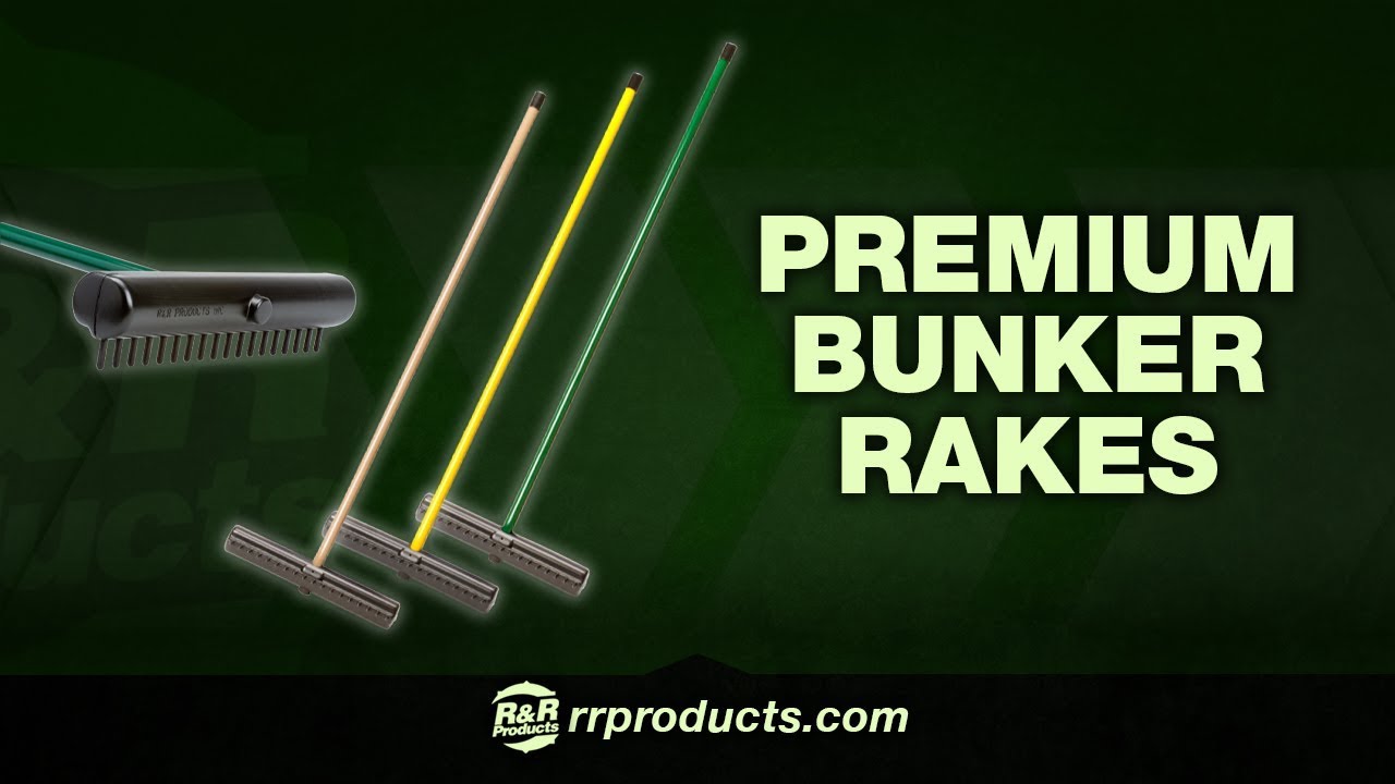 R&R Products - Premium Bunker Rakes - YouTube