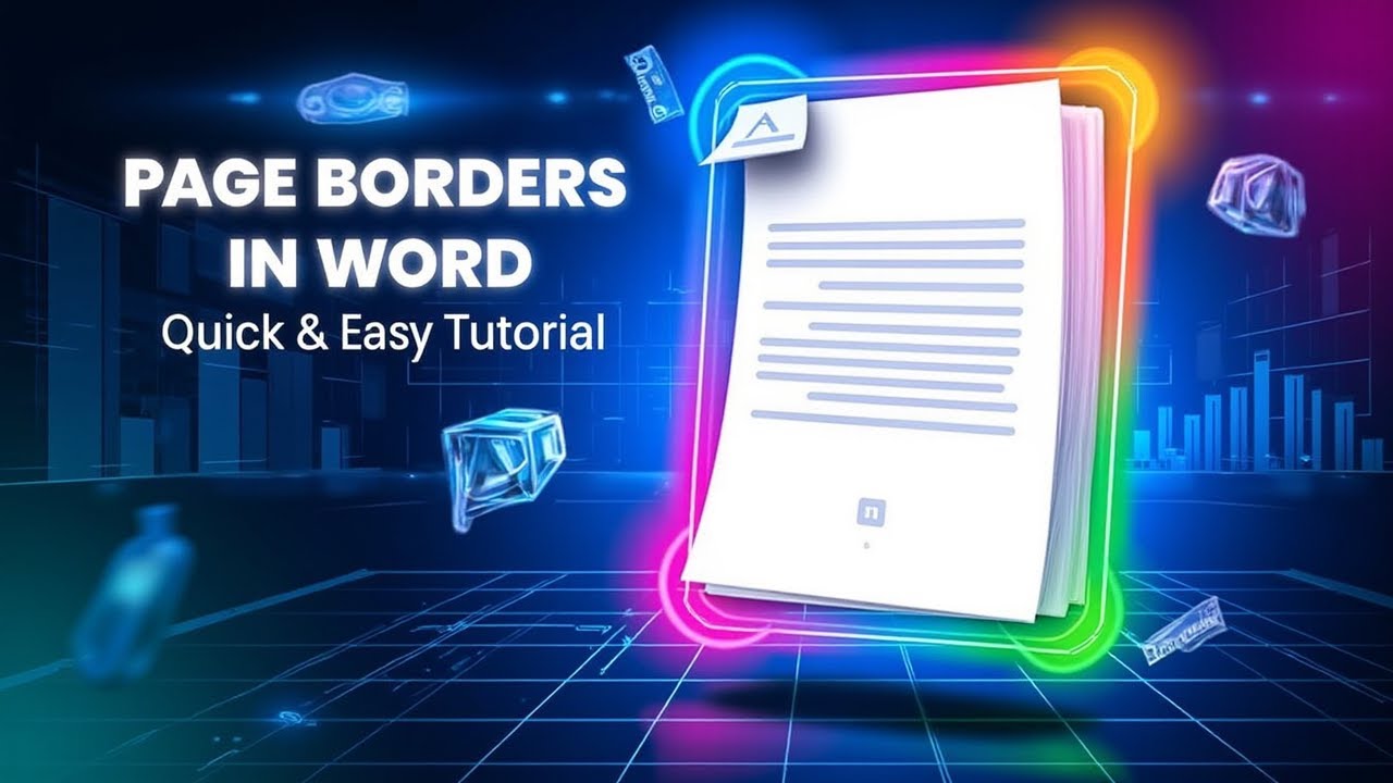 How to Insert a Page Border in Microsoft Word (Quick & Easy) - YouTube