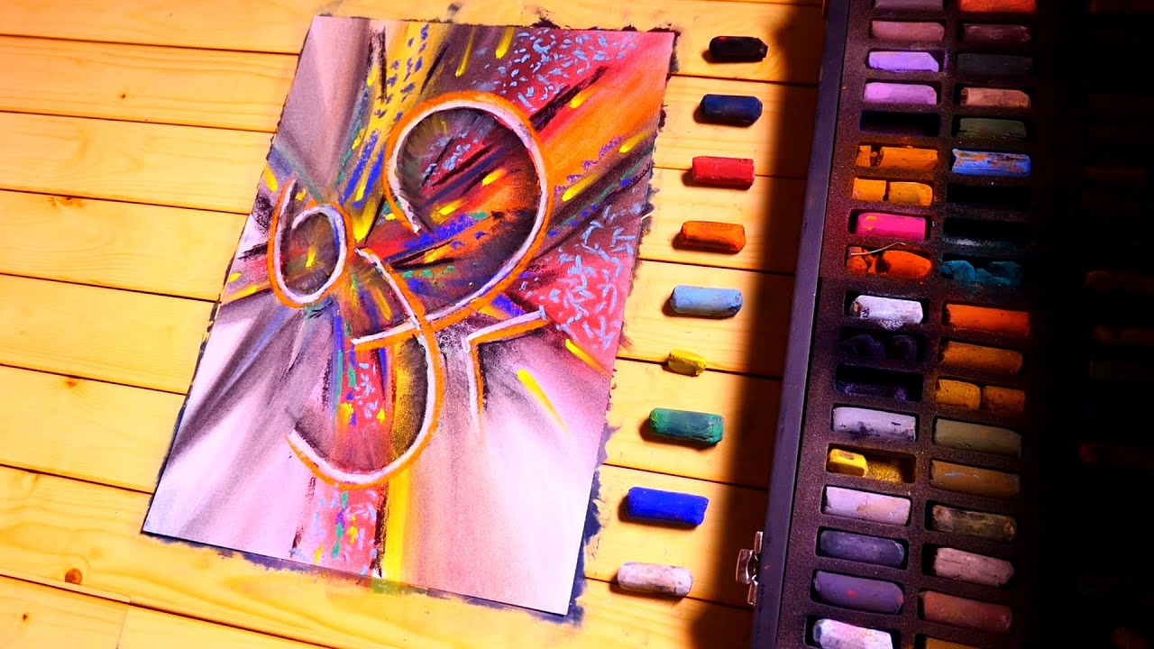 Original Glowing Abstract Painting In Soft Pastel | Sennelier Pastels ...