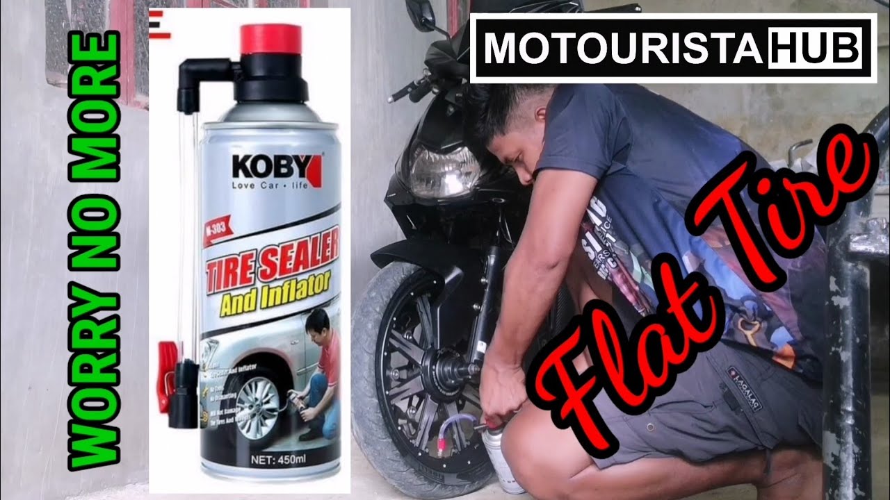 KOBY TIRE SEALANT & INFLATOR | MOTOURISTA HUB - YouTube