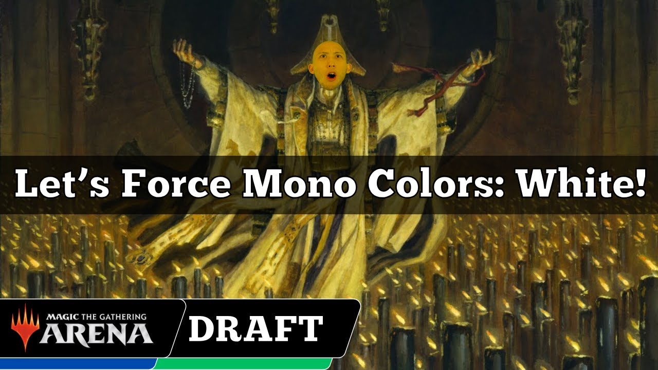 Let's Force Mono Colors: White! | Arena Cube Draft | MTG Arena - YouTube