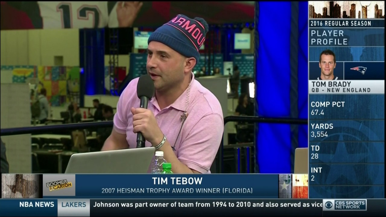 Boomer and Carton - Interview with Tim Tebow - YouTube