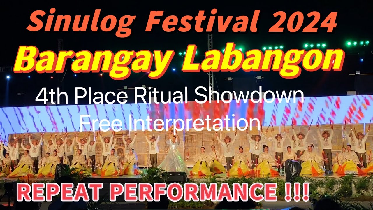 Sinulog Festival 2024 LABANGON 4th Place SINULOG BASED Ritual Showdown ...