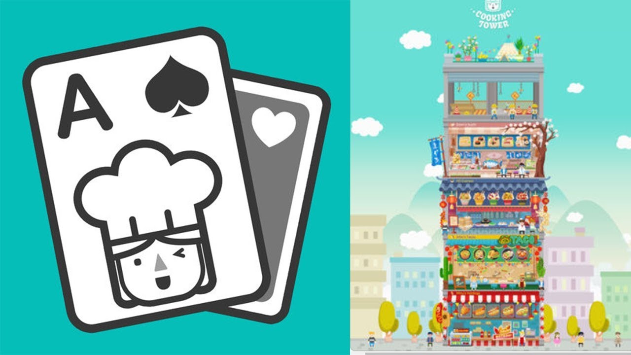 SOLITAIRE COOKING TOWER GAMEPLAY IOS PART 1 - YouTube