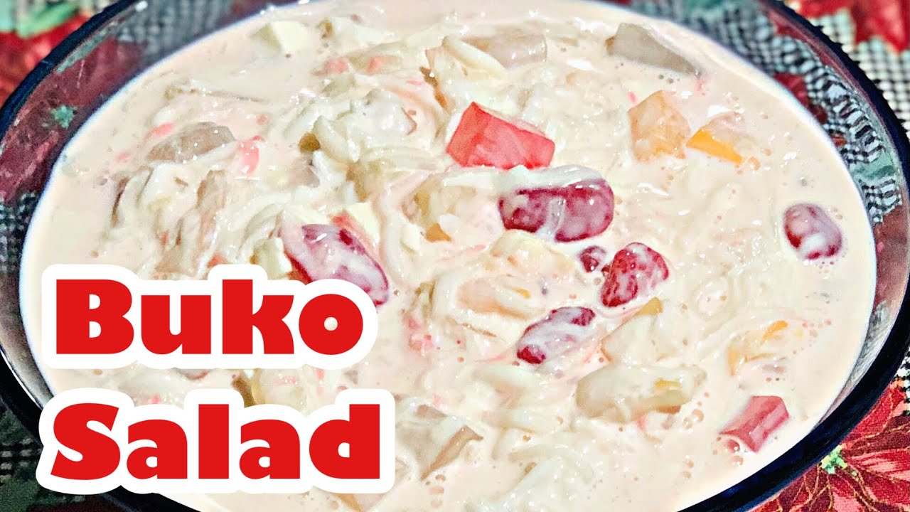 CREAMY BUKO SALAD/ BEST FOR CHRISTMAS AND NEW YEAR/easy cooking with ...
