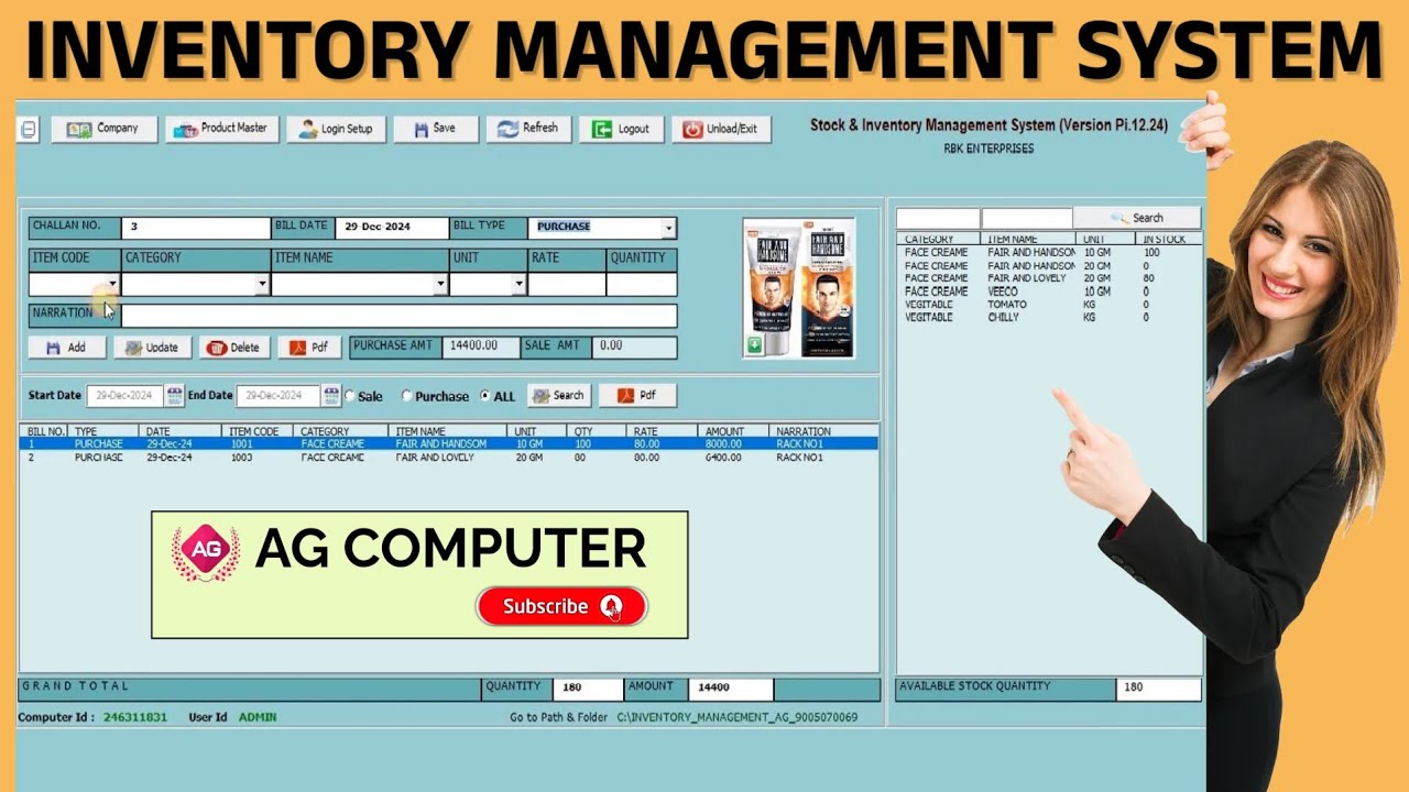 How to maintain stock and inventory in Excel | Stock And Inventory ...