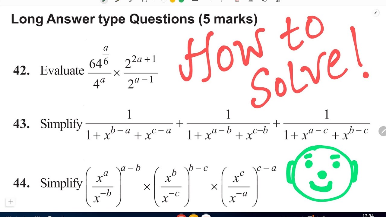 Class 9 NCERT maths long answers types questions of chapter 1 Number ...