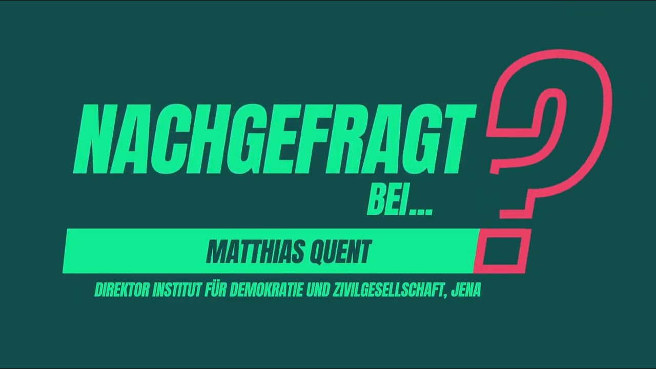 Nachgefragt bei Matthias Quent, Sarah Lee Heinrich und Peter Fleming ...
