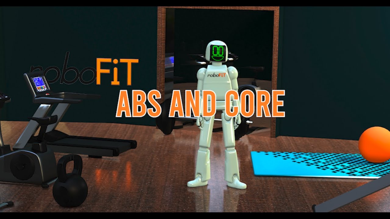 10 Minute Abs and Core Workout (NO EQUIPMENT REQUIRED) | RoboFiT -- Izo - YouTube