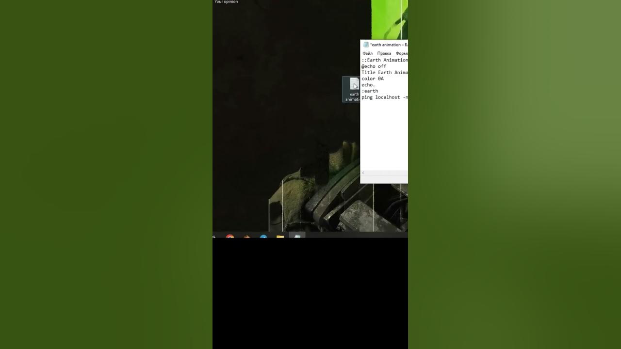 Cmd Earth Animation 🌍 - YouTube