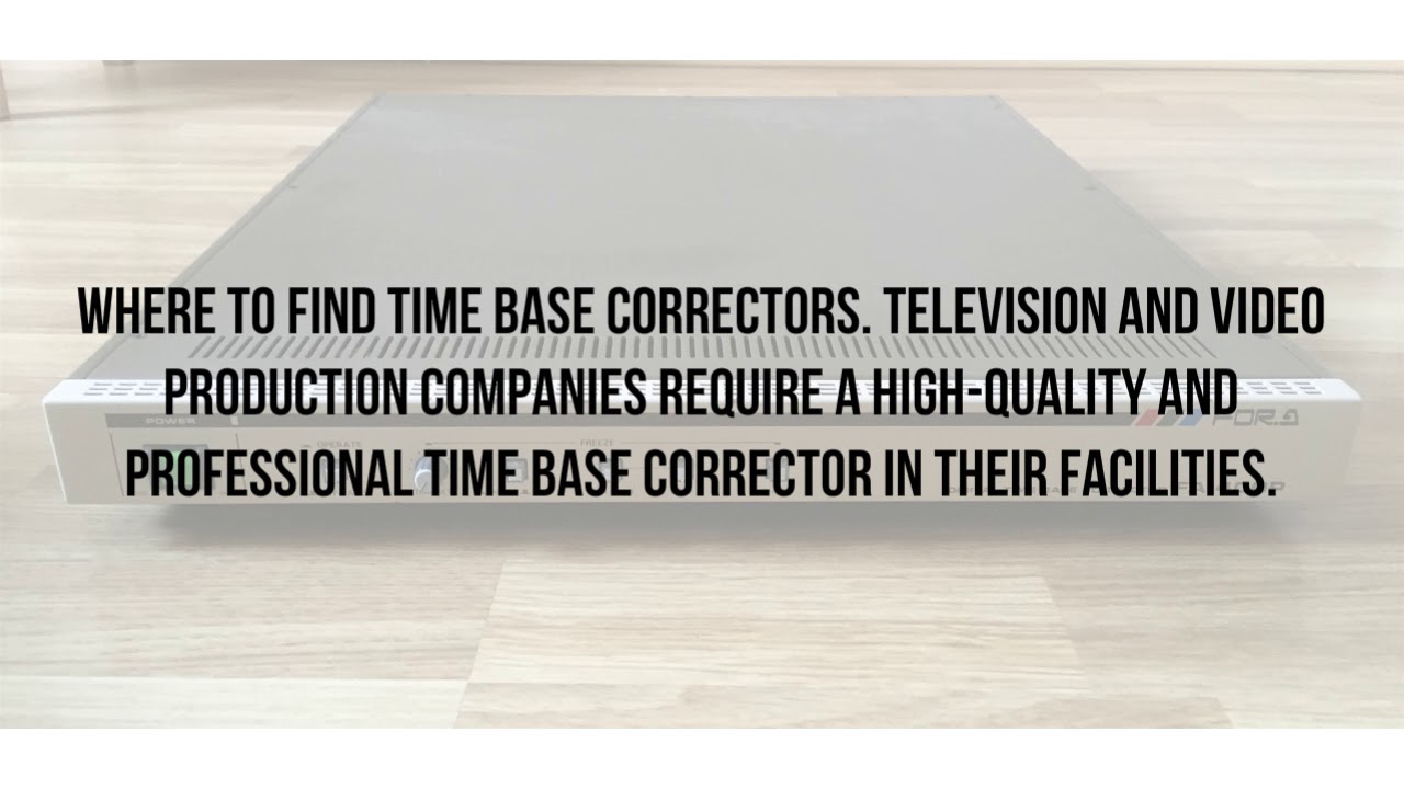 Knowing All About a Time Base Corrector - YouTube