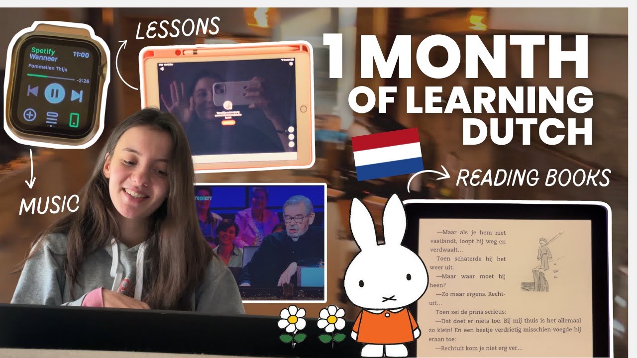 Learn dutch with me! (1 month of learning) - YouTube