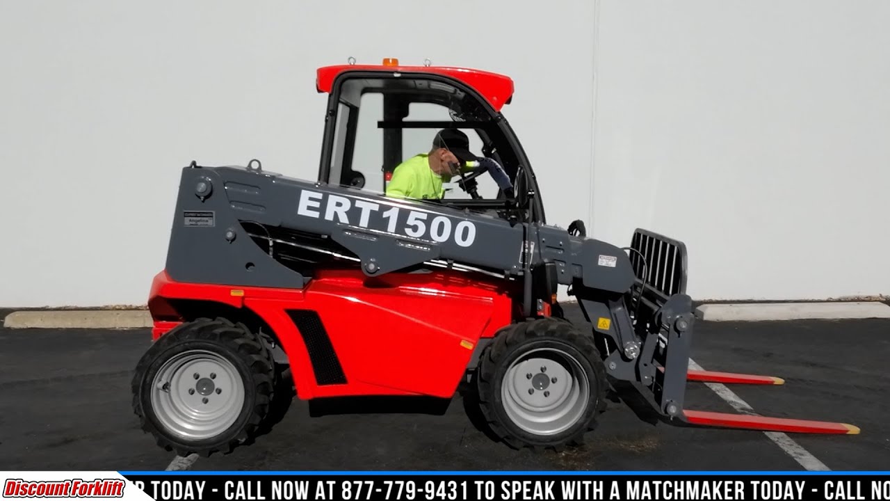 EVERUN ERT1500 3,000 lb Diesel #1862 - Telehandler for Sale - YouTube