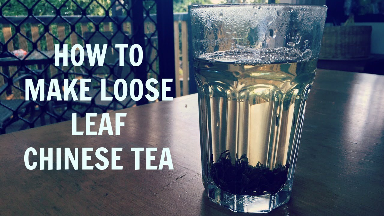 How to make loose leaf Chinese tea - YouTube