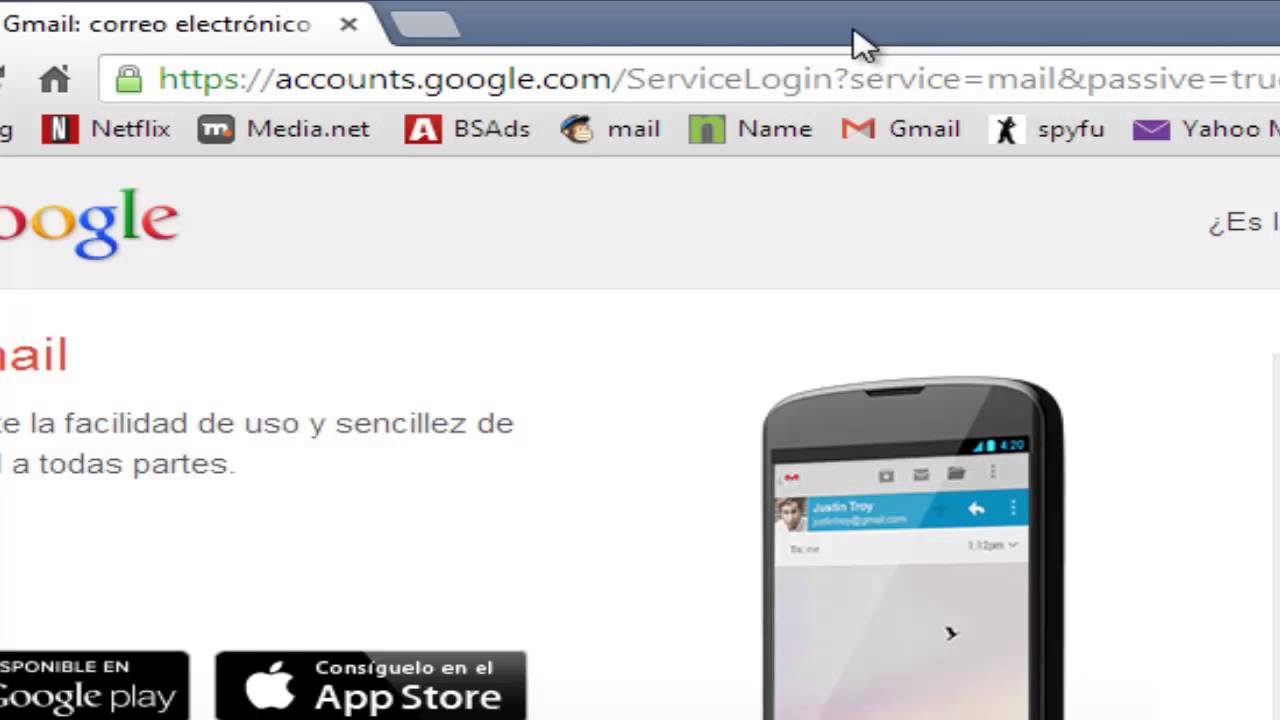 Como Iniciar Sesion en Gmail - YouTube
