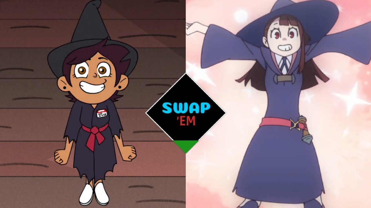 LUZ AND AKKO VOICE SWAP | The Owl House/Little Witch Academia - YouTube