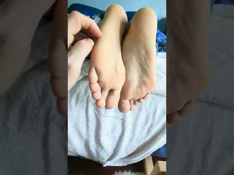 Tickling tied-up Rod's feet!