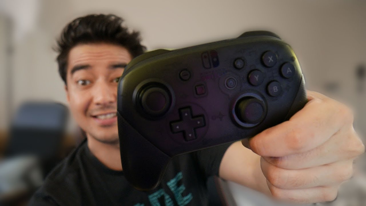 Como usar o controle Nintendo Switch Pro no PC - YouTube
