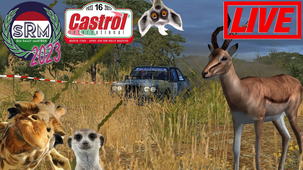Sim Rally Masters 2023 - Round 2, Castrol International - Leg 2 - YouTube
