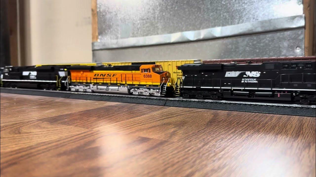 NS 148 with a Restored CR B23-7 bound for it’s New Home on the Layout - YouTube
