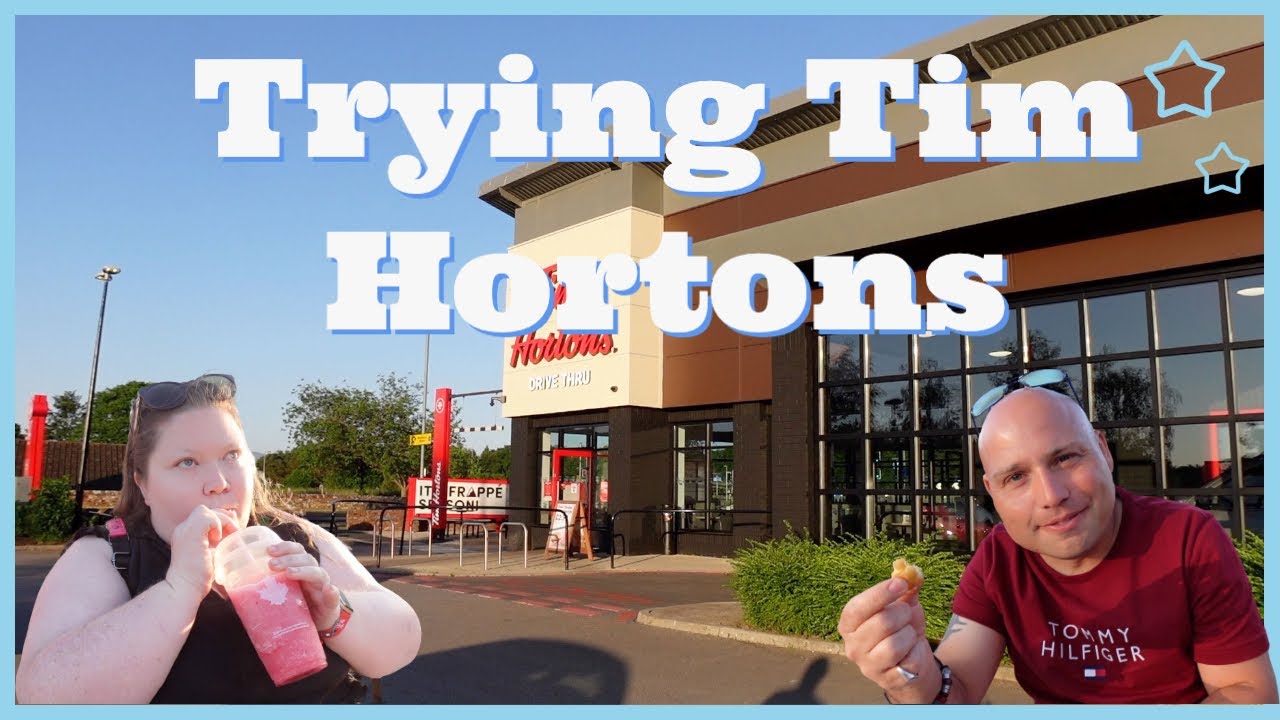 Trying Tim Hortons for the First Time - YouTube