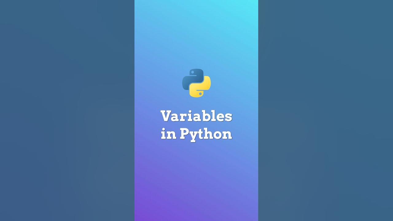 Variables in Python - Beginner Python Ep. 1 - YouTube