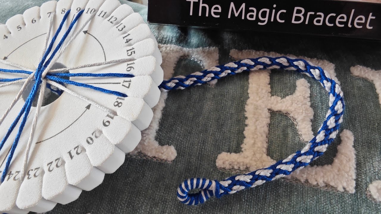 Kumihimo Tutorial Easy Peruvian Bracelet (16 threads) - YouTube