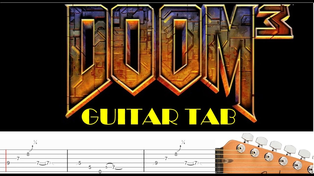 Doom - Wolfenstein theme - Guitar Tab (Tabulature) - YouTube