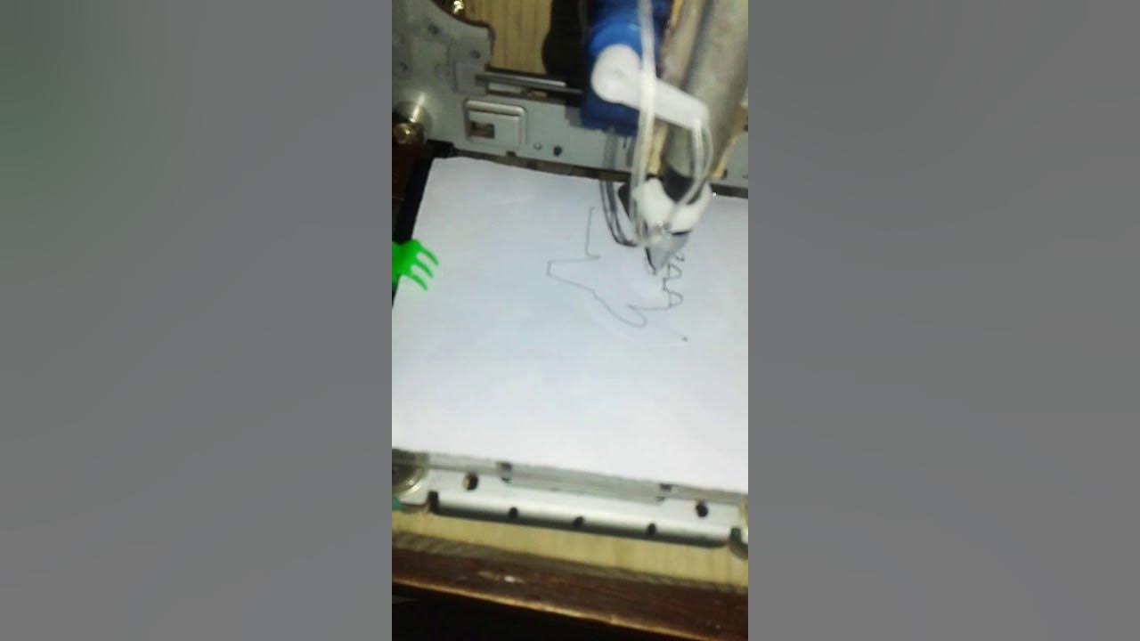 Mesin Mini CNC Berbasis Arduino/make arduino printing machine - YouTube