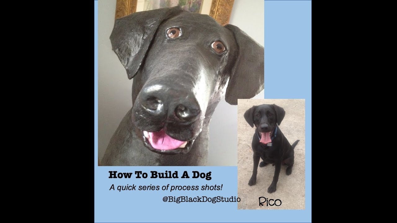 How to Build a Dog Sculpture - Rico process - YouTube