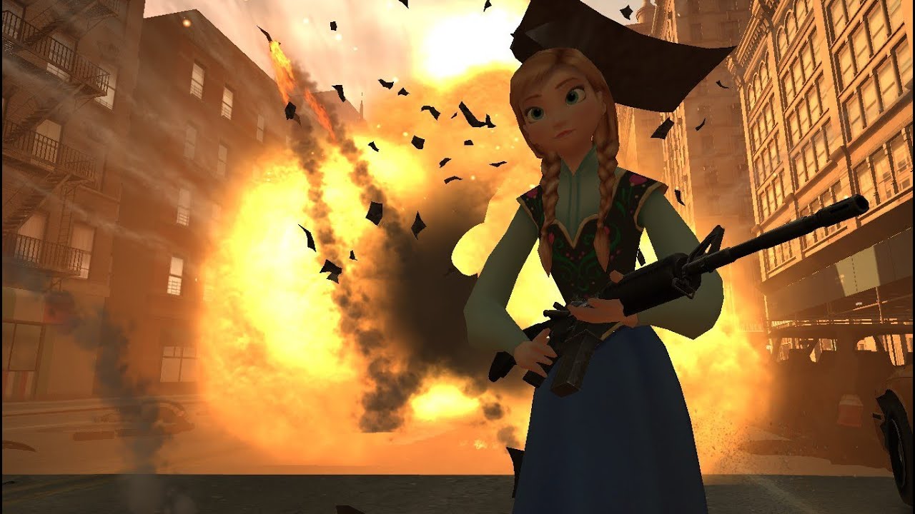 Princess Anna of Arendelle GTA 4 Mod - YouTube