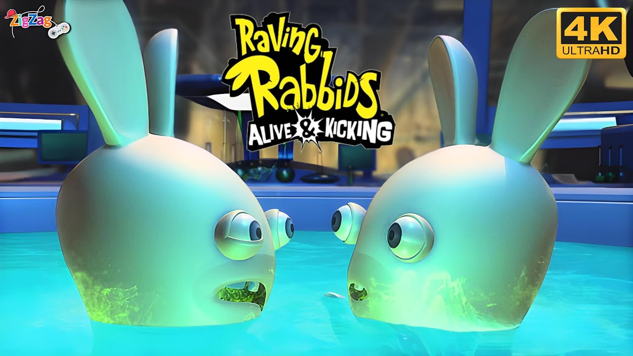 Raving Rabbids Alive & Kicking #1 | O Inicio da Aventura | Xbox 360 4K ...