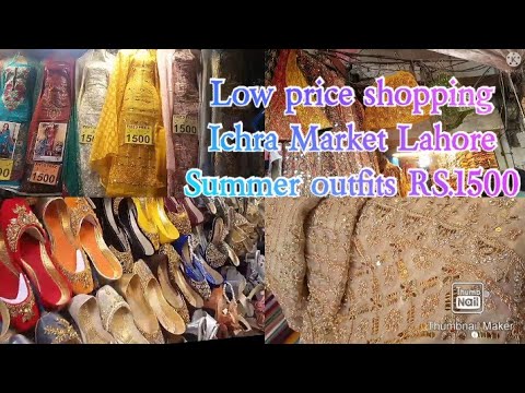 Low Budget shopping in Ichra Market Lahore/ Dresses/ shoes/Jewellery ...