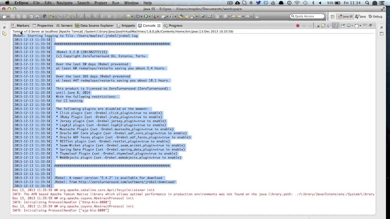 An Introduction to JRebel 2/3 - How To Set Up JRebel? - YouTube