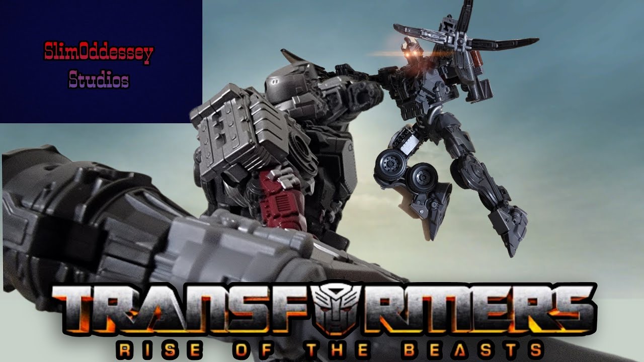 ROTB Megatron vs Scourge (Transformers Stop Motion Fight) - YouTube