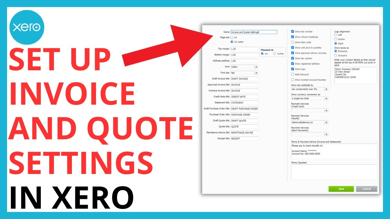 How To Set Up Invoice And Quote Settings In Xero FULL GUIDE YouTube How To Set Up Invoice And Quote Settings In Xero FULL GUIDE YouTube