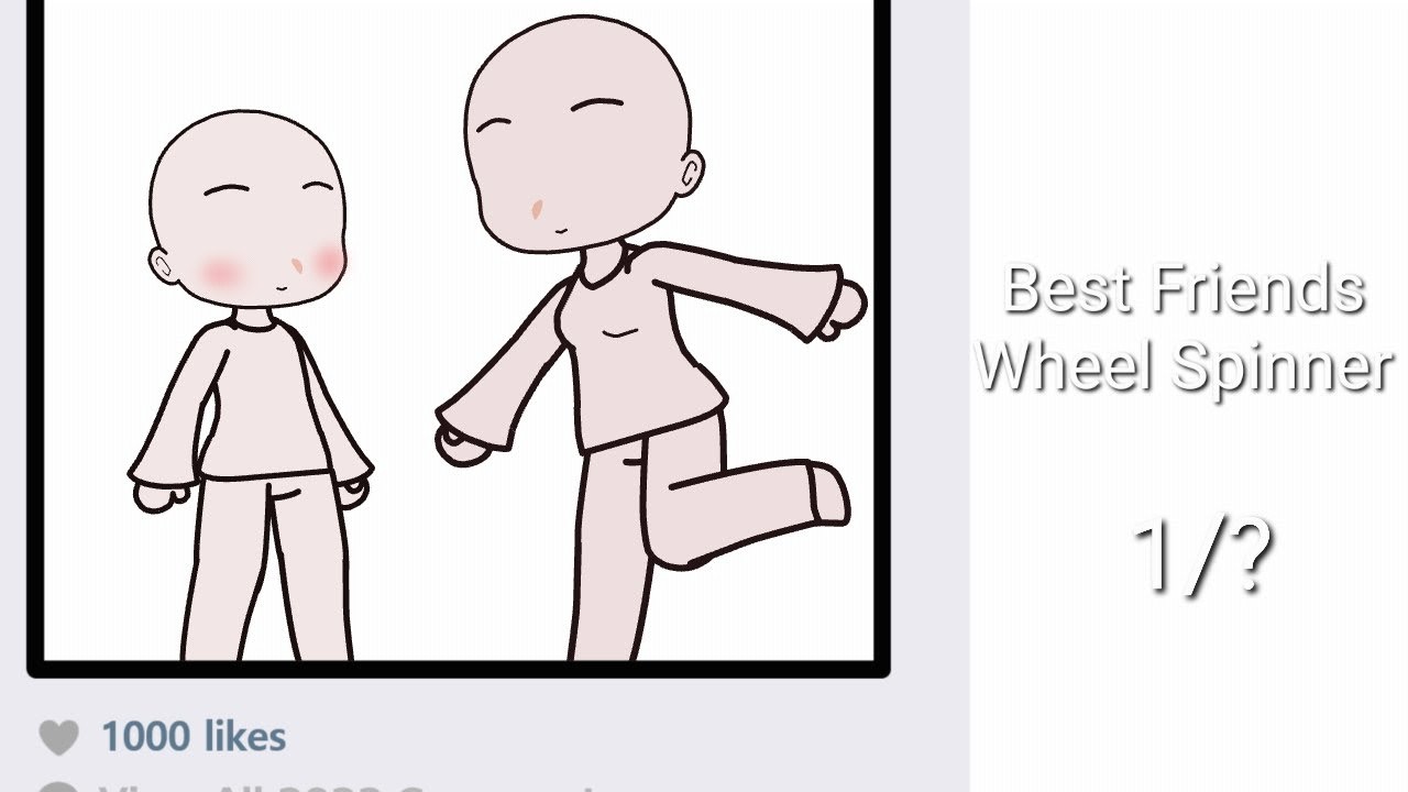 Gacha Wheel Oc Challenge 1/? Best Friends - YouTube